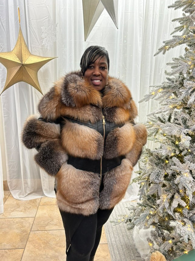 The “Tamara Noel” Crystal Motto Vest – FurrReal Furs